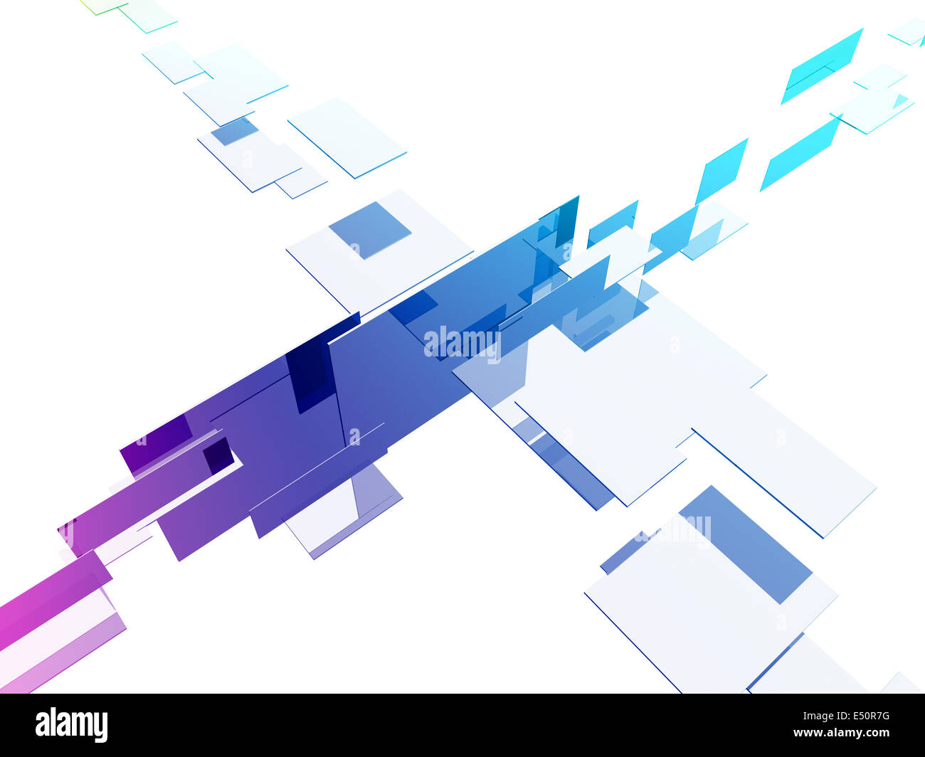 3d cubes with glossy light effects Stock Photo - Alamy