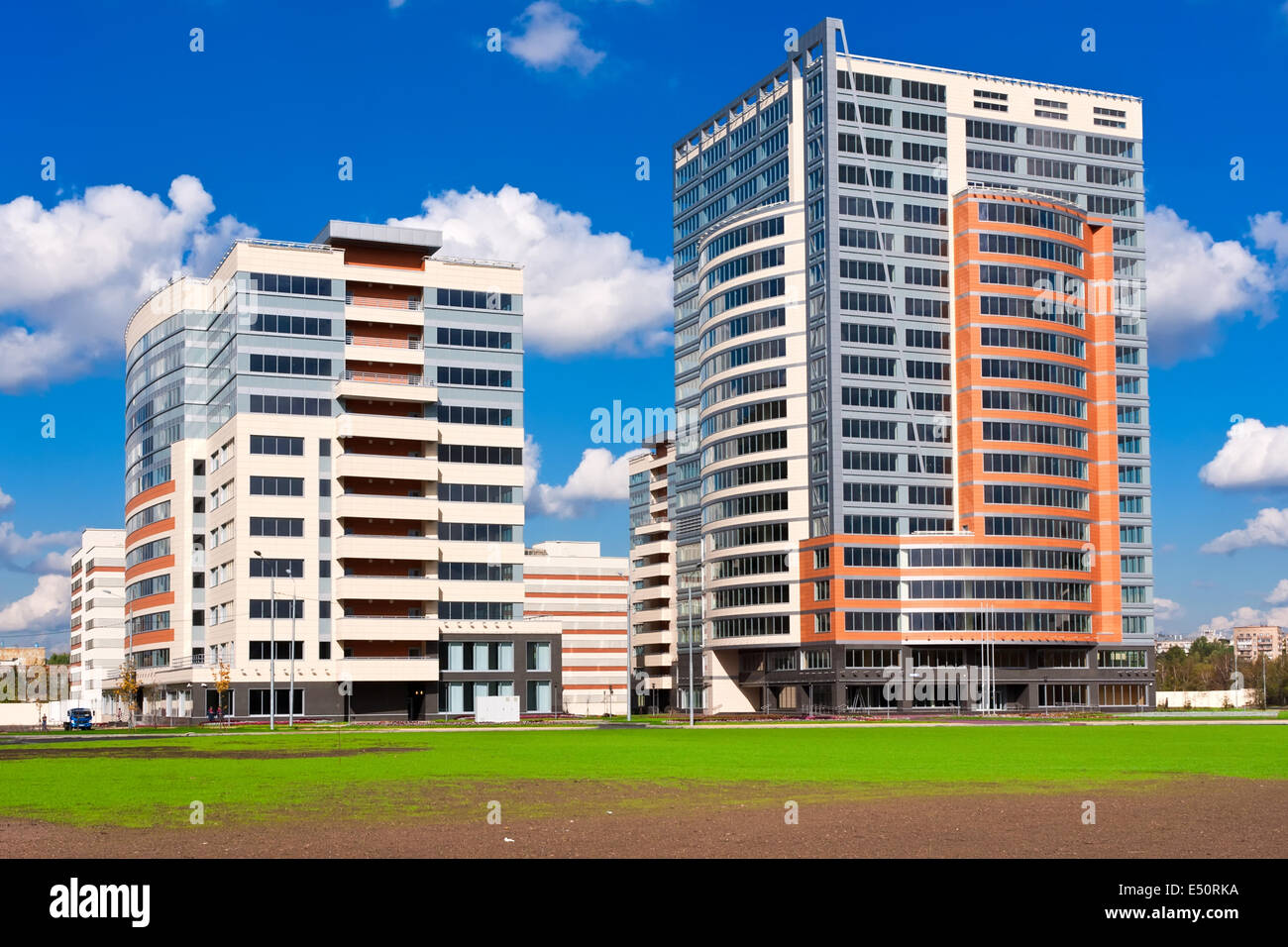 Modern apartment buildings Stock Photo - Alamy