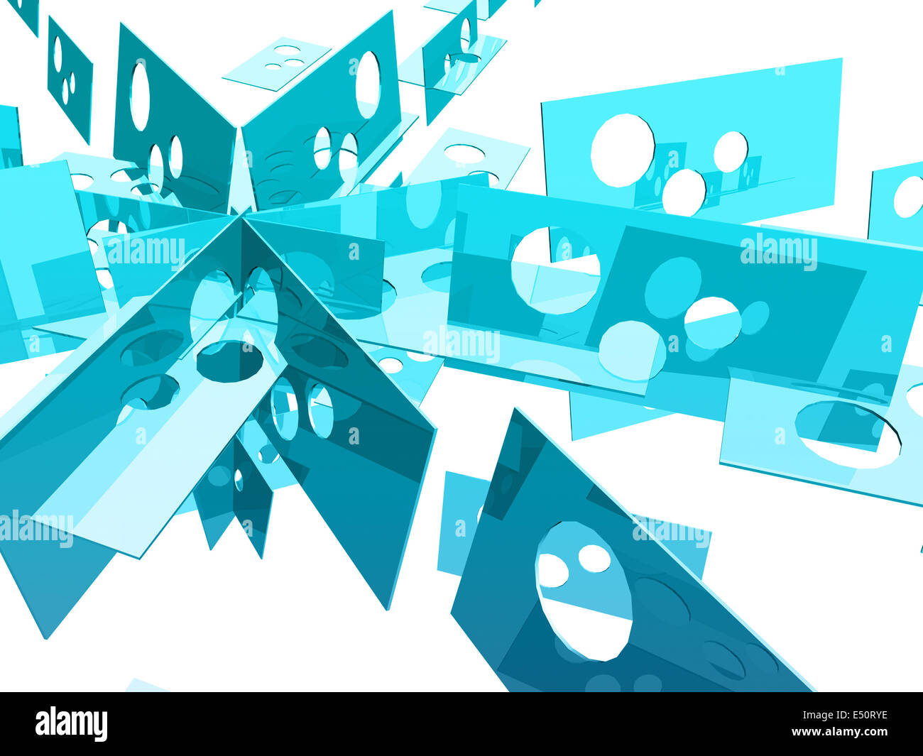 3d cubes with glossy light effects Stock Photo - Alamy