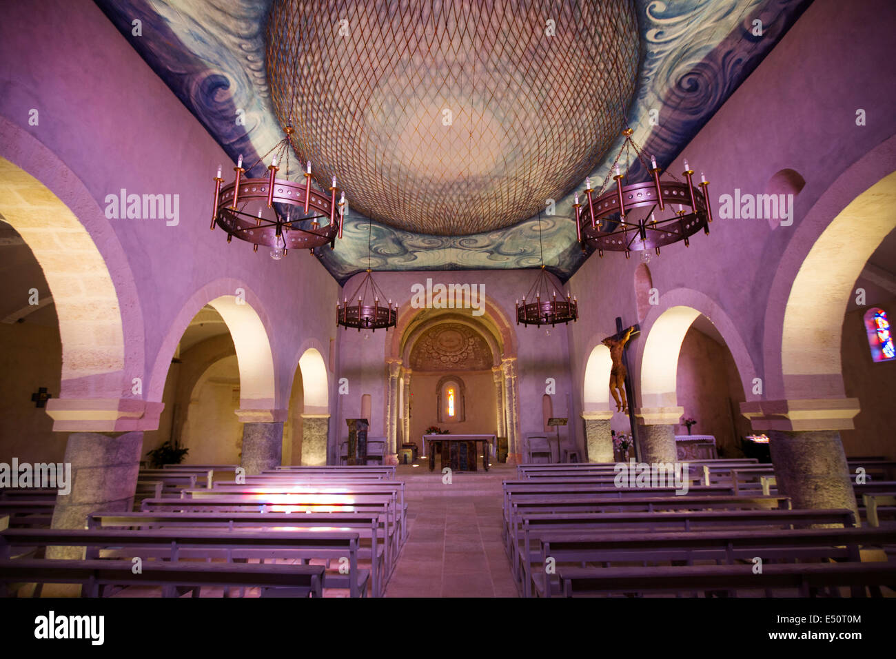 XI century Romanesque church Saint-Eloi Arcachon Bay Andernos-les-Bains ...