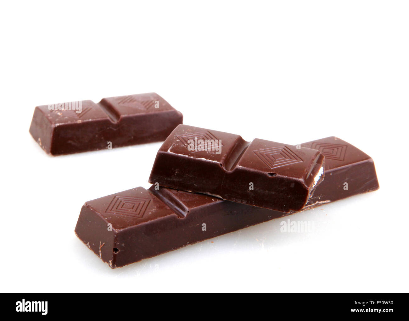 Chocolate Bars Stack Stock Photo - Alamy