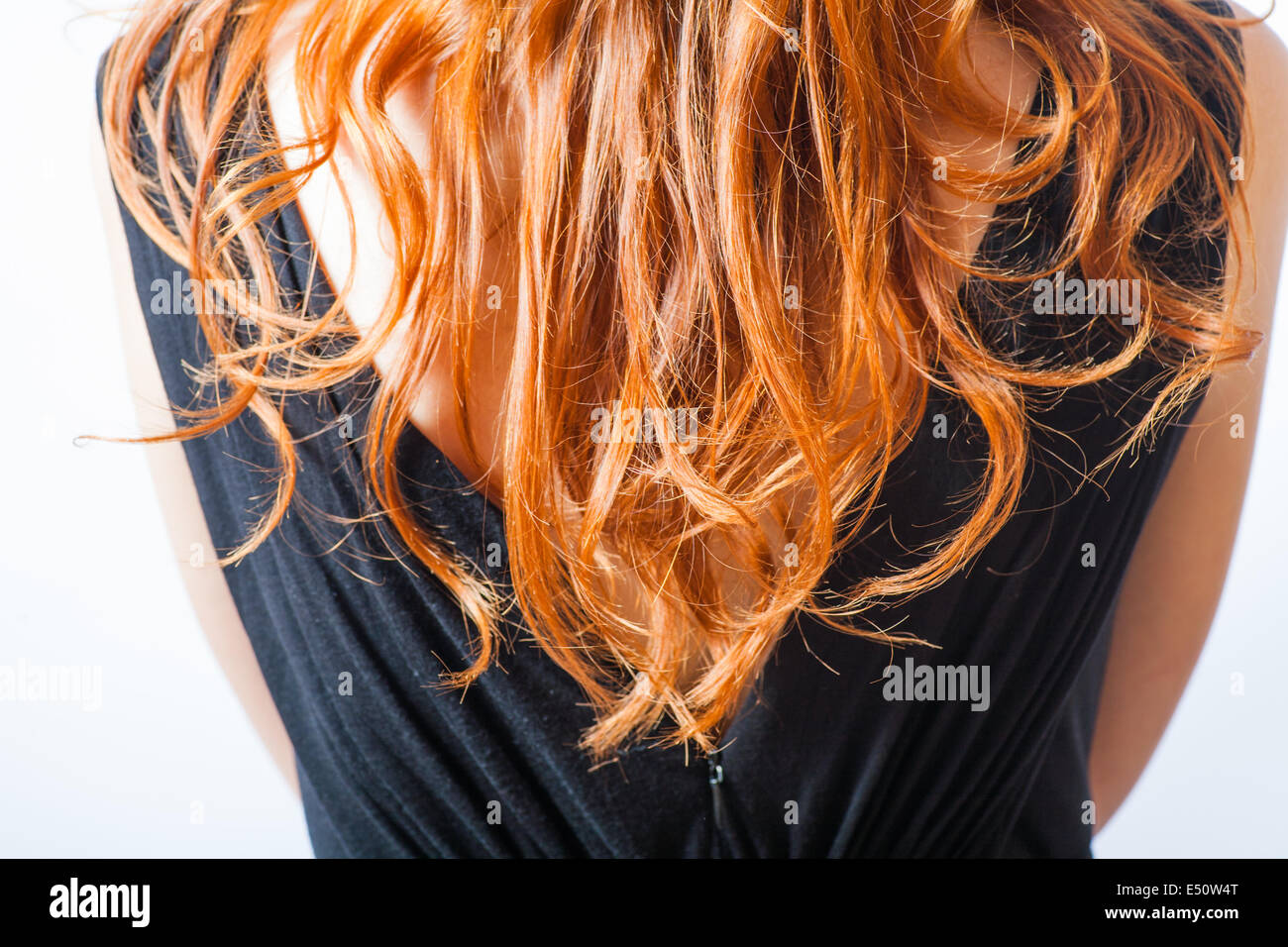 Blond hair rear view close up hi-res stock photography and images - Alamy
