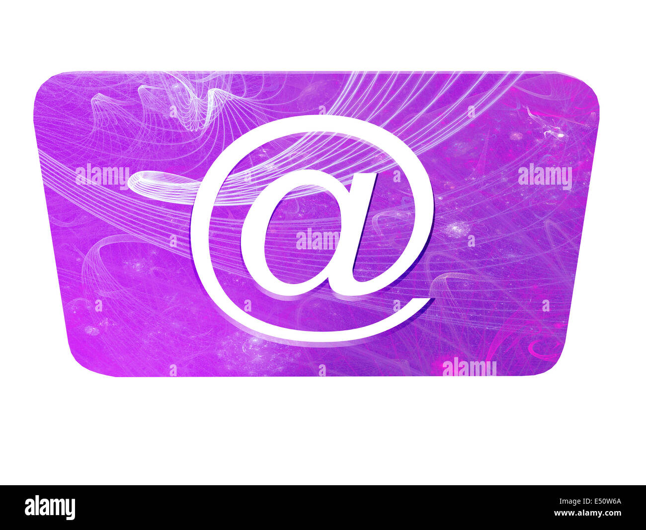 Email symbol with glossy light effects Stock Photo - Alamy