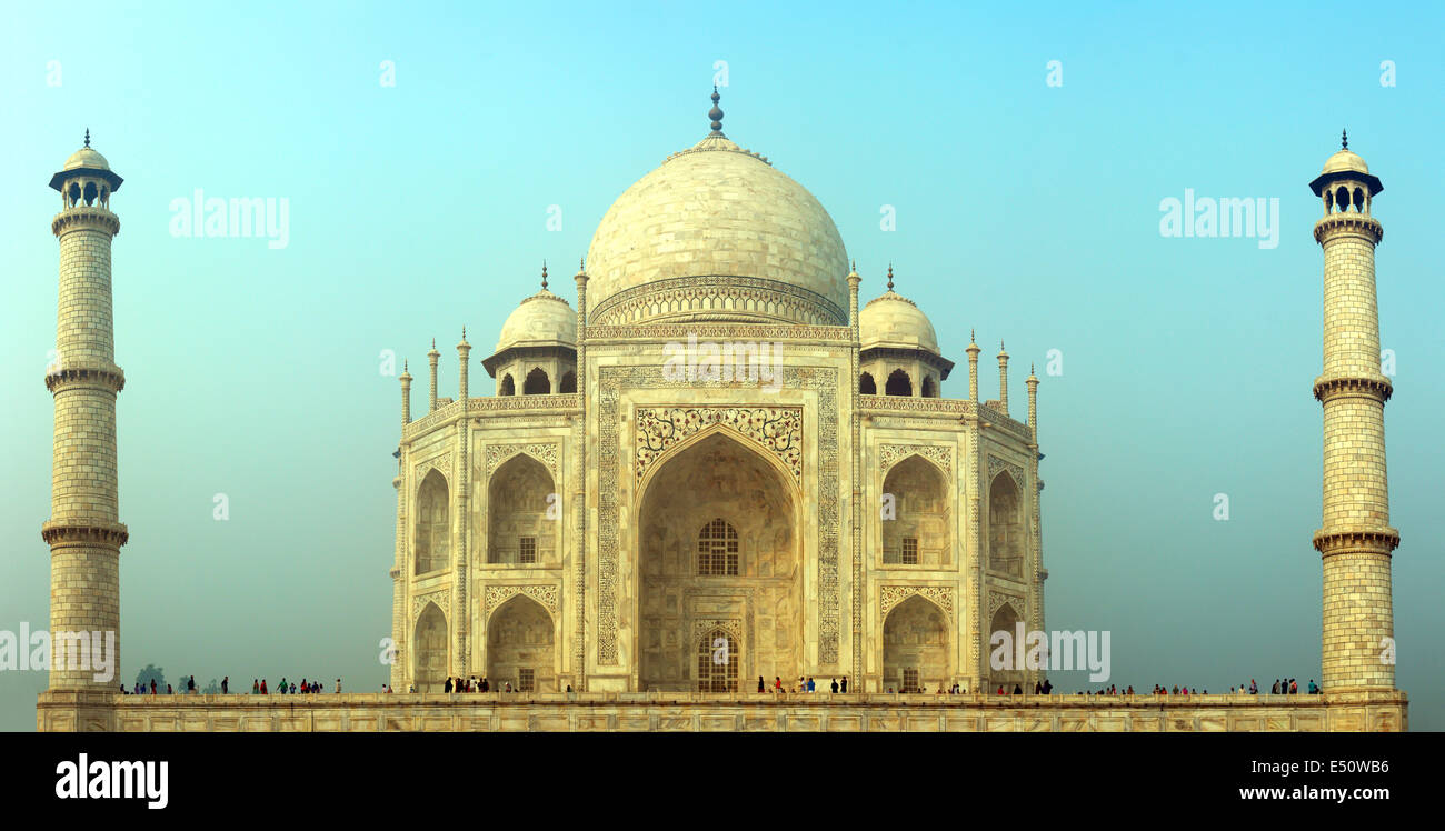 Taj Mahal - famous mausoleum in India Stock Photo - Alamy