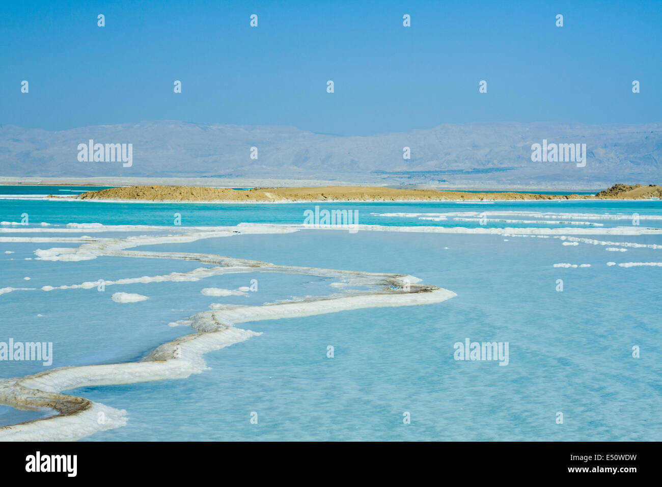 beautiful coast of the Dead Sea Stock Photo - Alamy