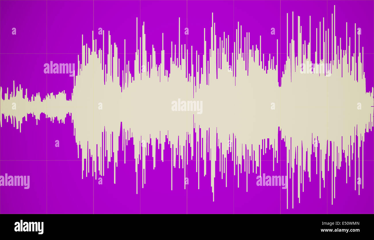 Vintage look Sound waves Stock Photo - Alamy