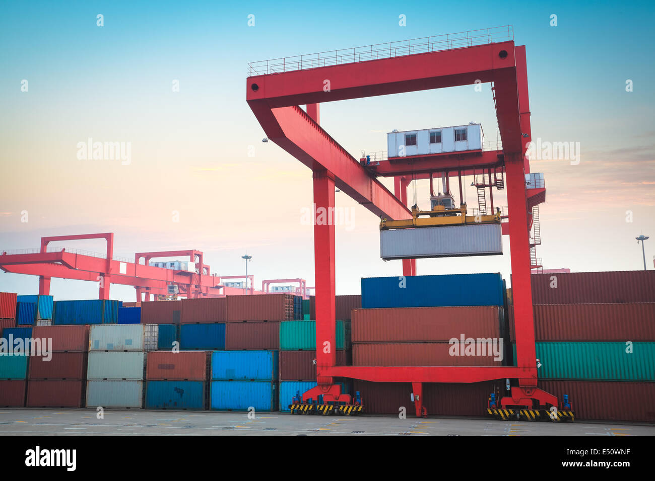 Container portal hi-res stock photography and images - Alamy
