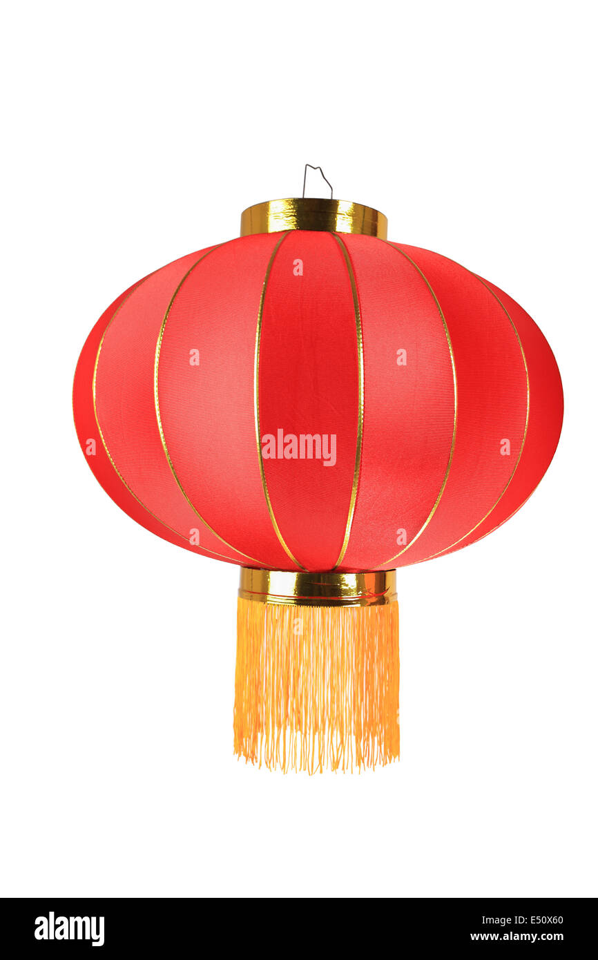 red lantern isolated Stock Photo - Alamy