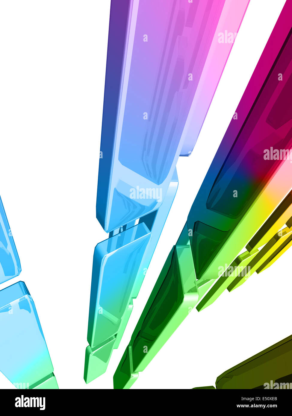3d cubes with glossy light effects Stock Photo - Alamy