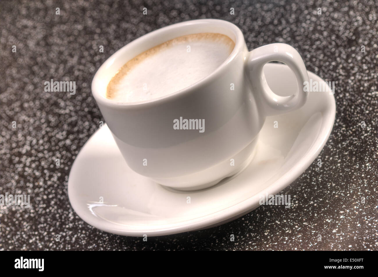 Cup of steaming hot coffee Stock Photo - Alamy