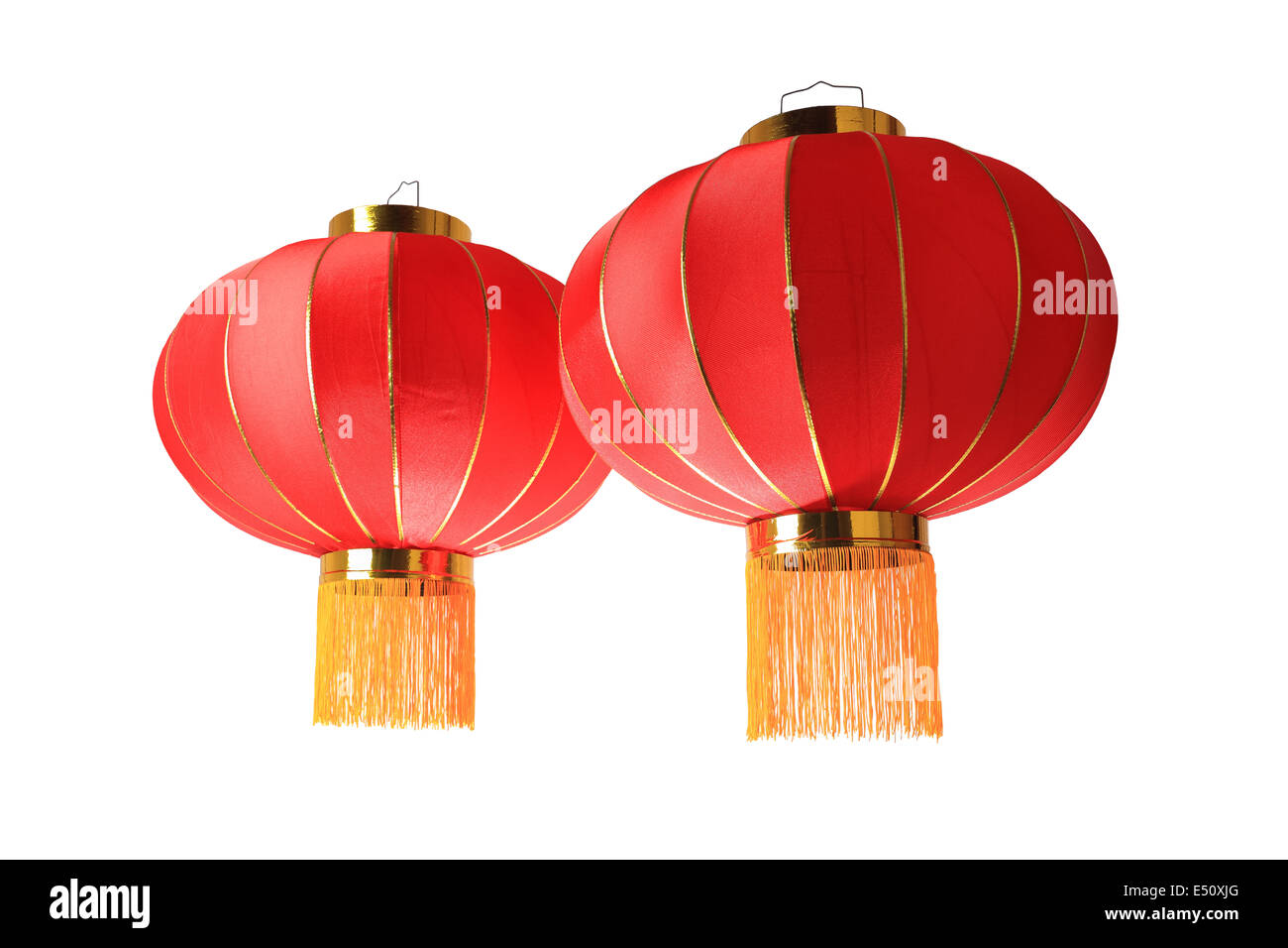 Festive chinese lantern round Cut Out Stock Images & Pictures - Alamy
