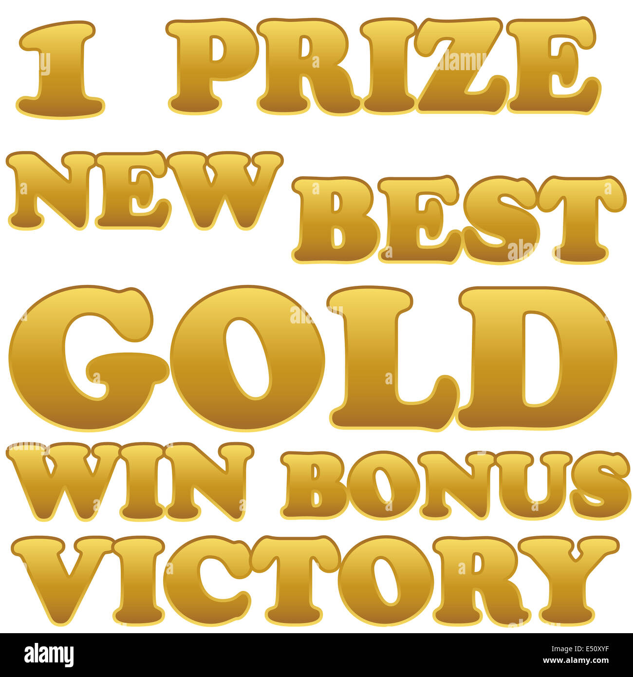 Gold icons hi-res stock photography and images - Alamy