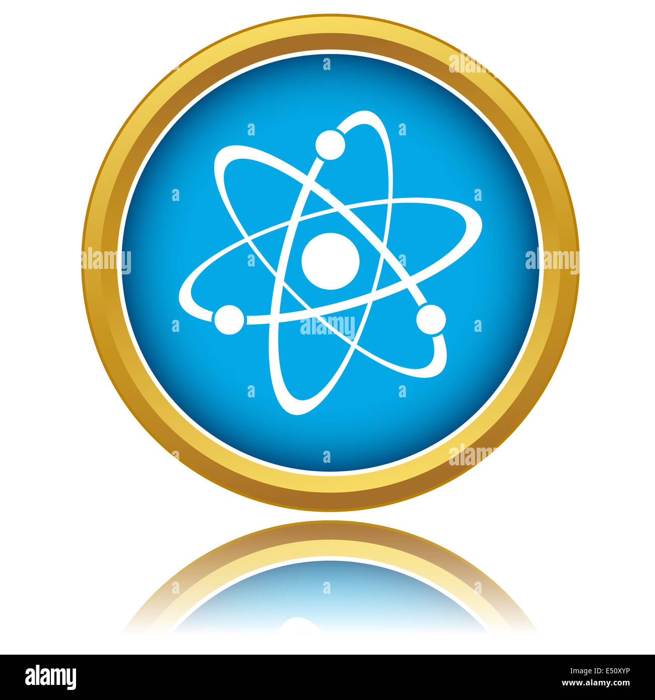 Atom icon hi-res stock photography and images - Alamy