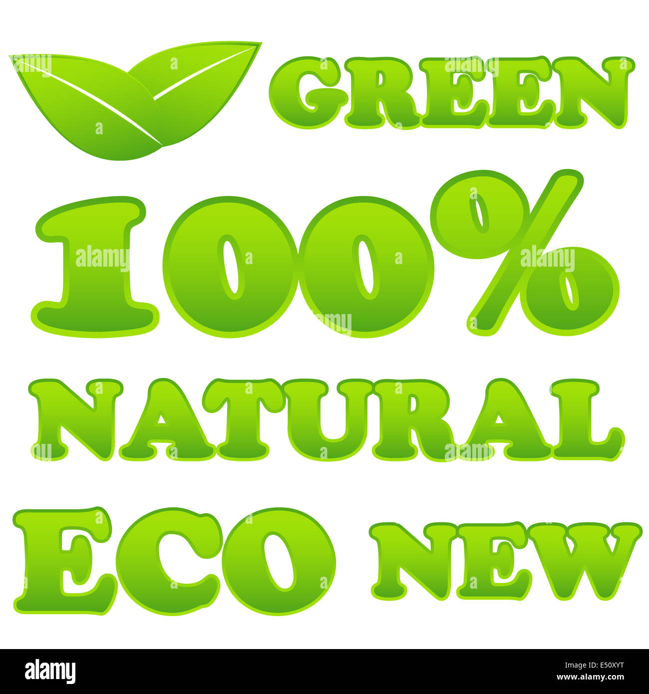 Icons natural Cut Out Stock Images & Pictures - Alamy