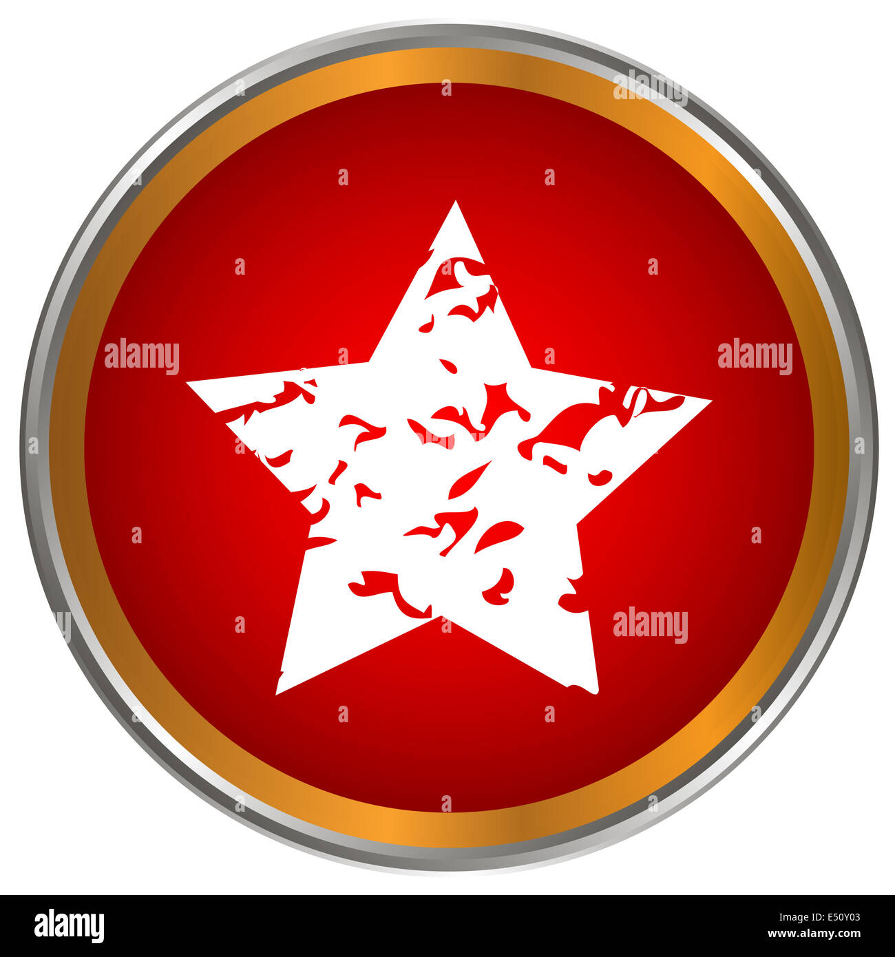 Red star icon Stock Photo - Alamy
