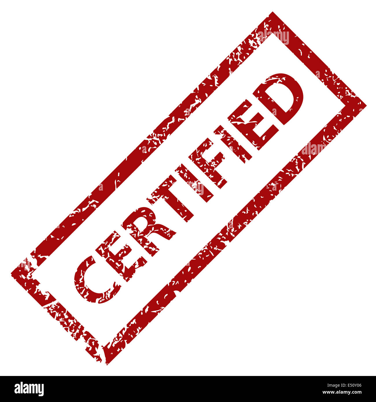 Certified round stamp Cut Out Stock Images & Pictures - Alamy