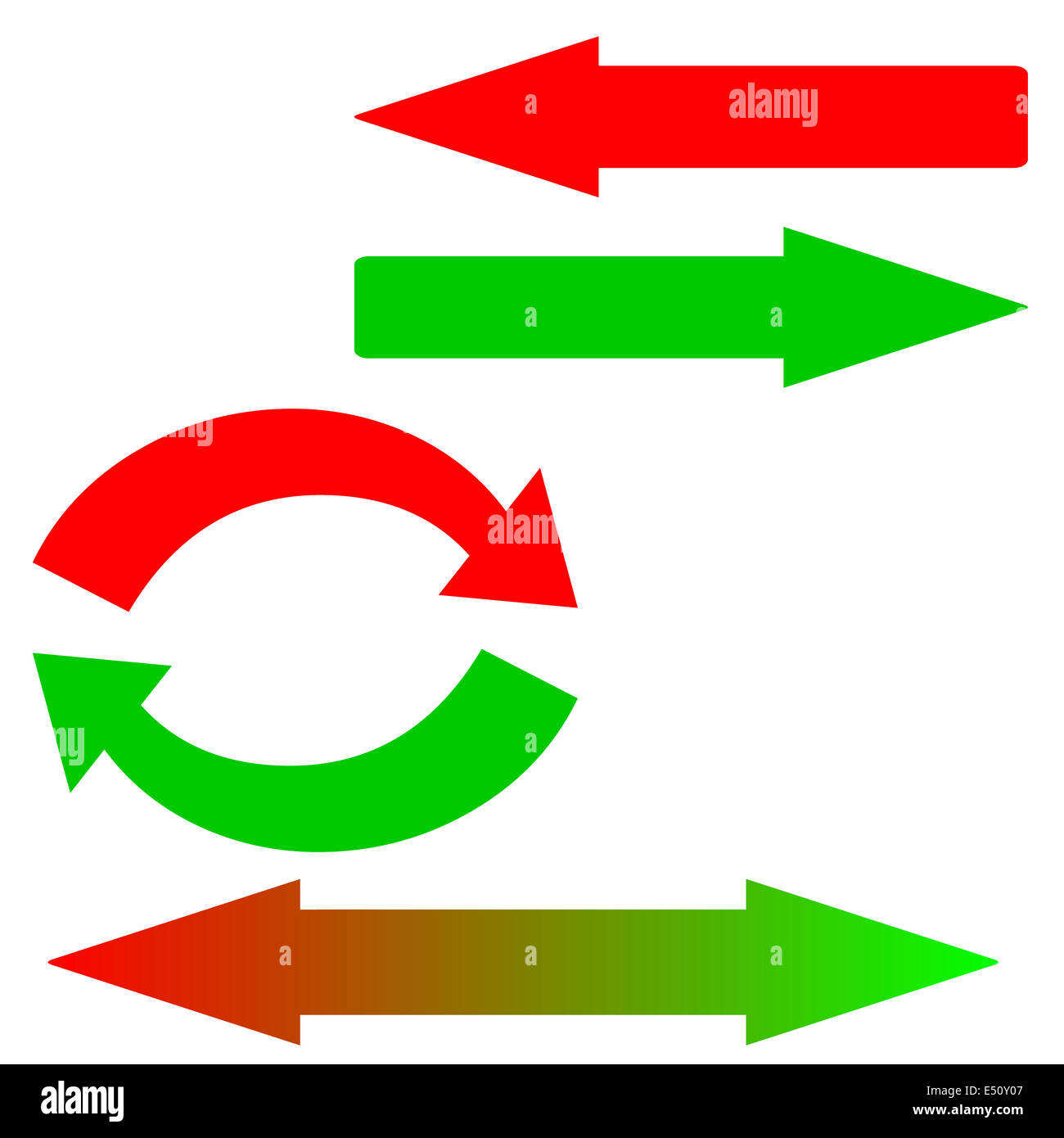 Set of arrows Stock Photo - Alamy