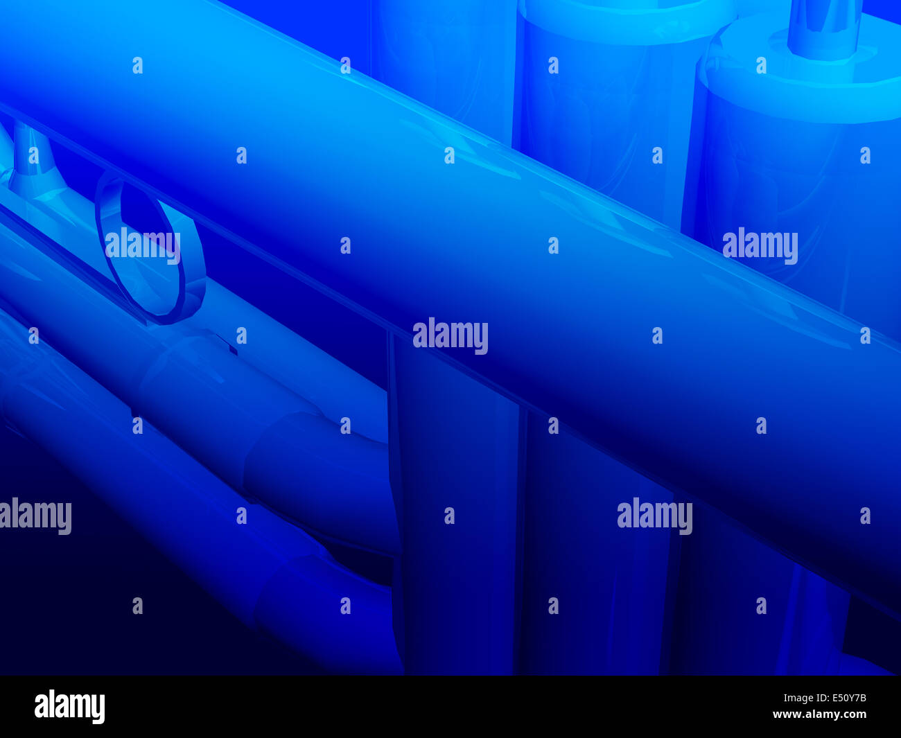 Illustration with shine effects and metal texture Stock Photo - Alamy