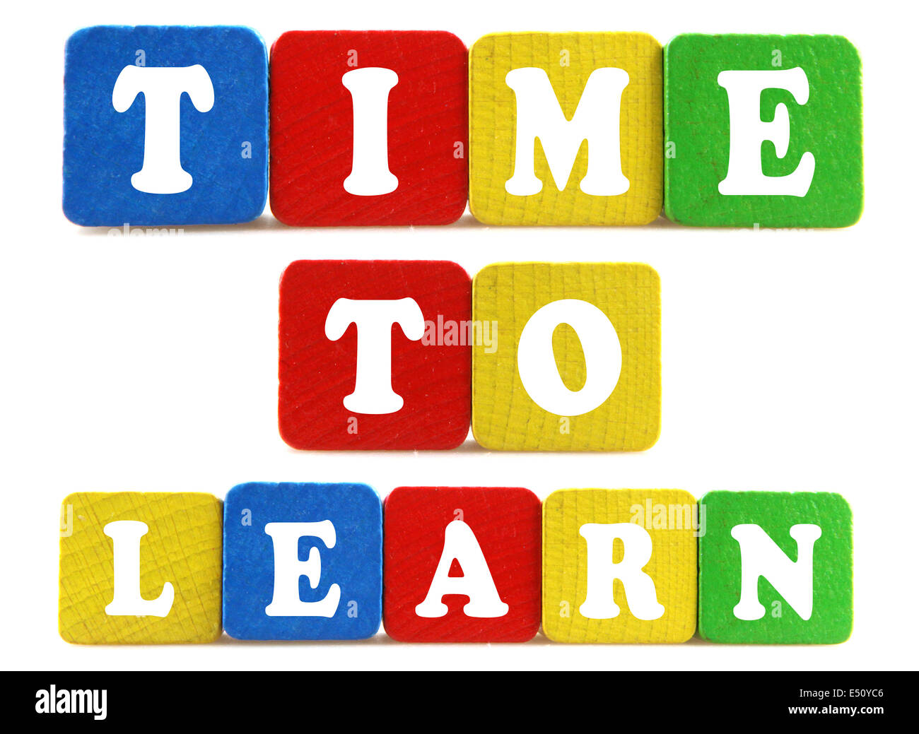 time to learn concept Stock Photo - Alamy