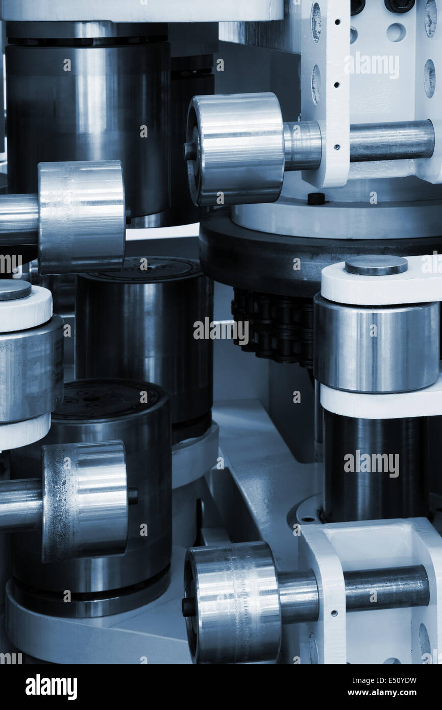 roller of the new machine Stock Photo - Alamy