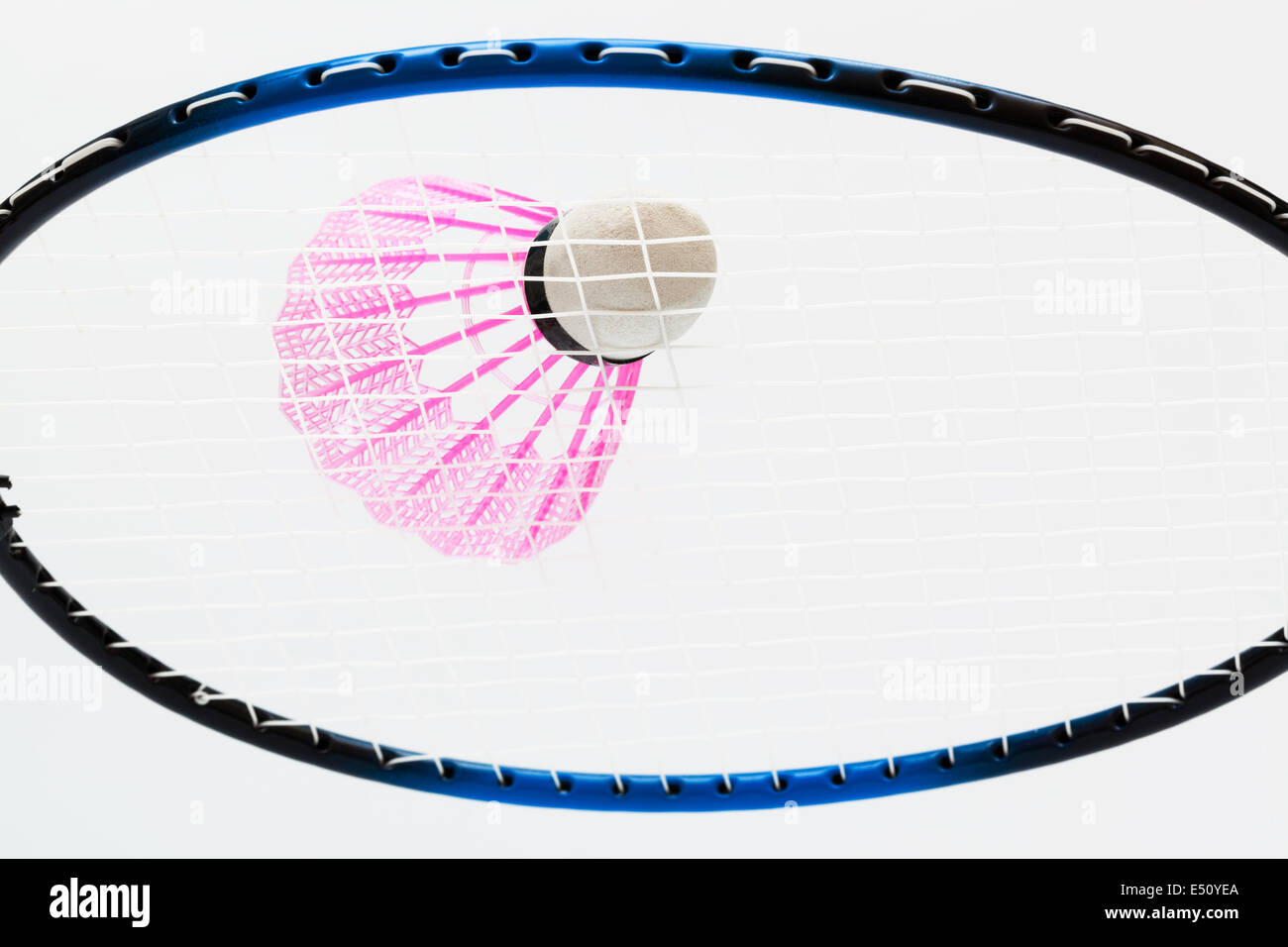 racket and shuttlecock badminton Stock Photo - Alamy