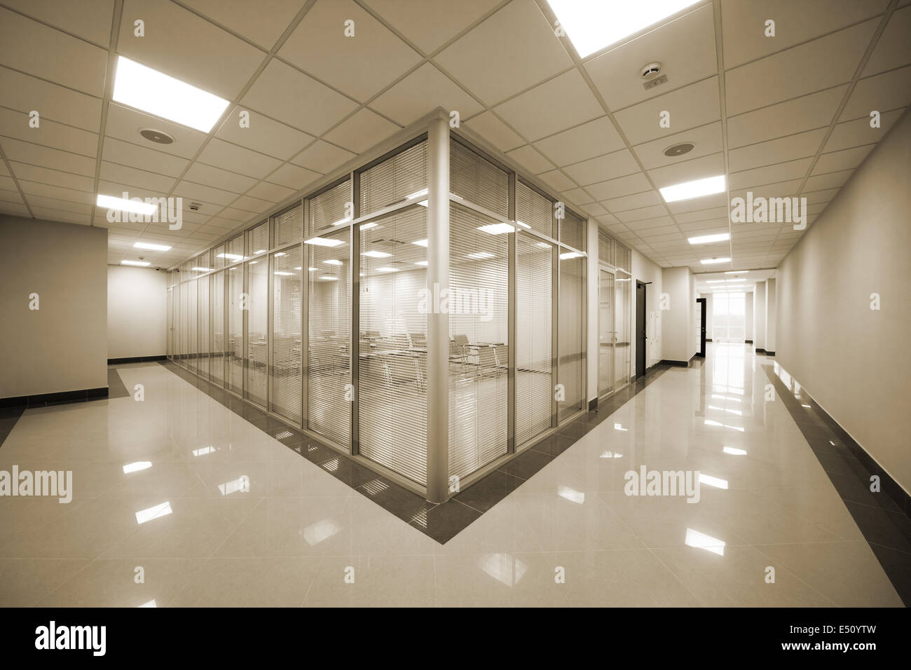 Office cubicle corridor hi-res stock photography and images - Alamy