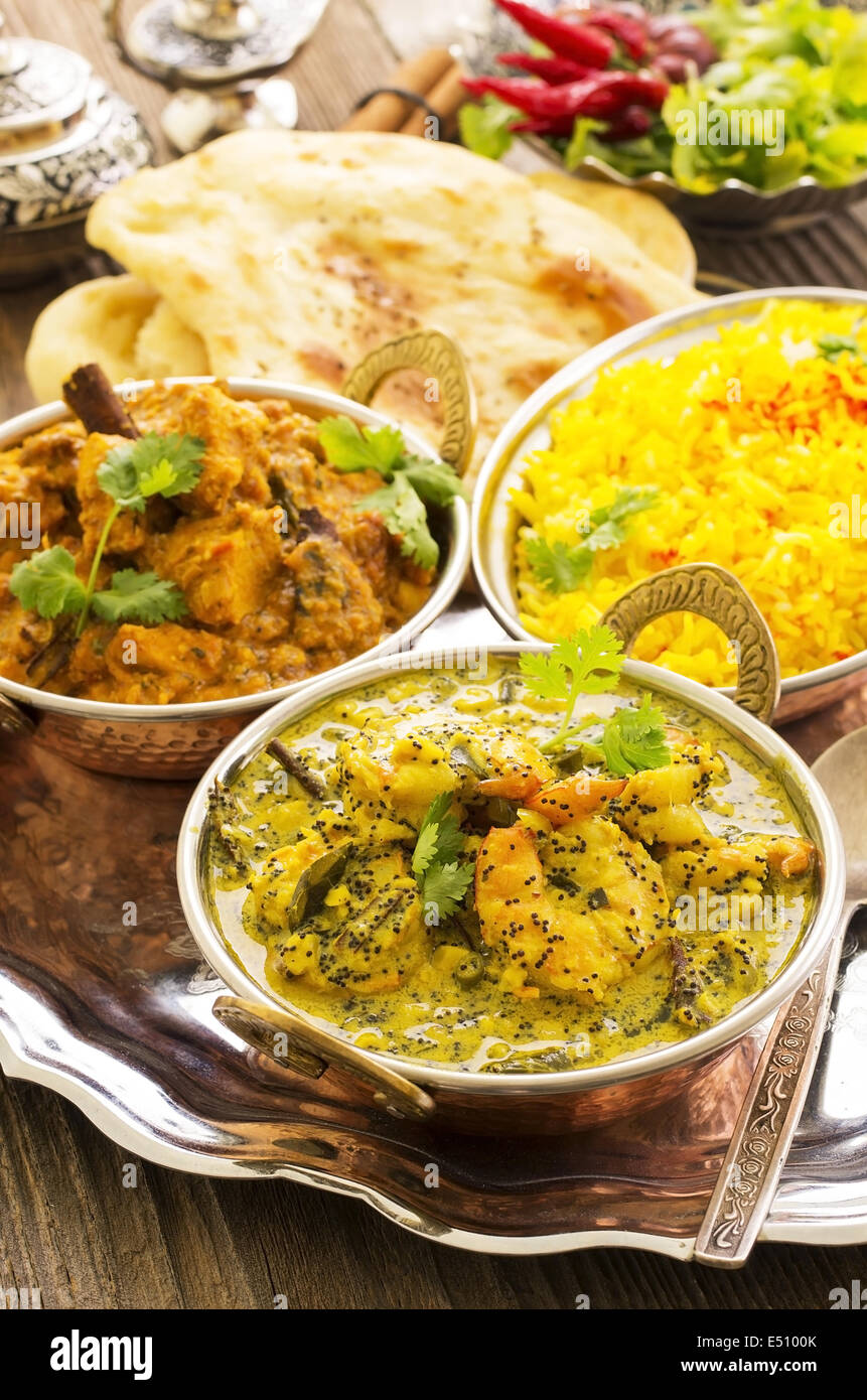 Indian curries hi-res stock photography and images - Alamy
