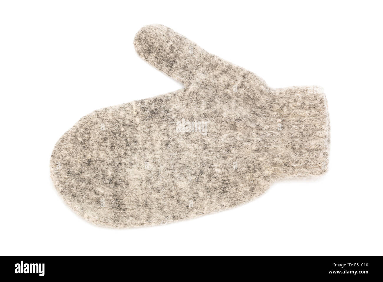 mitten made of wool Stock Photo - Alamy