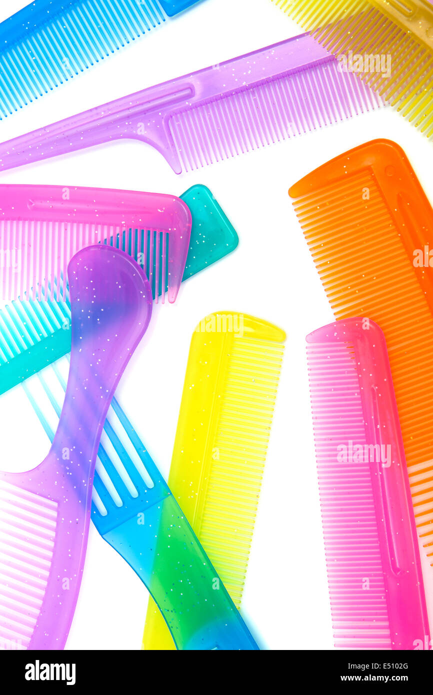 Set of beautiful comb Stock Photo - Alamy