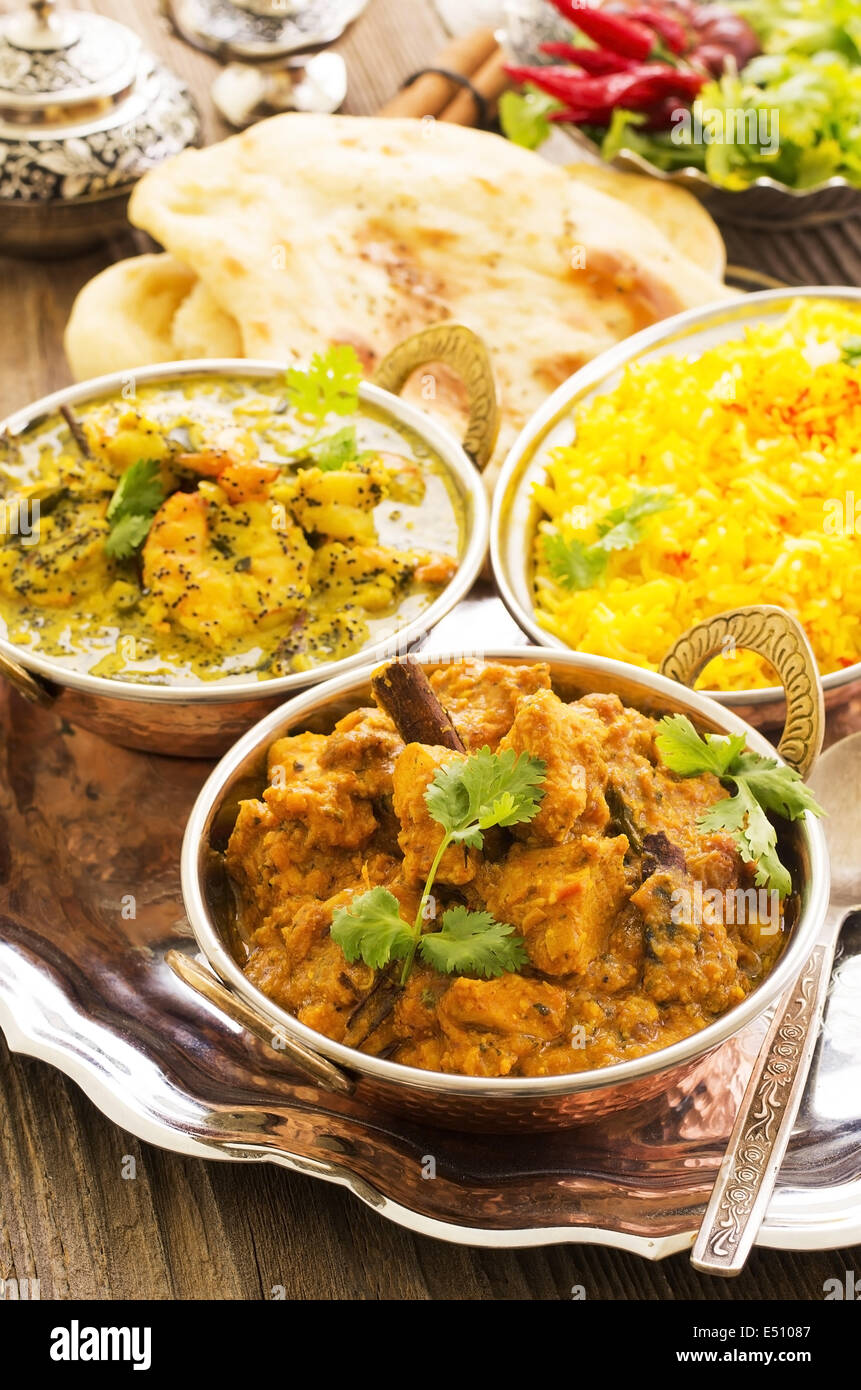 Traditional indian dishes hi-res stock photography and images - Alamy