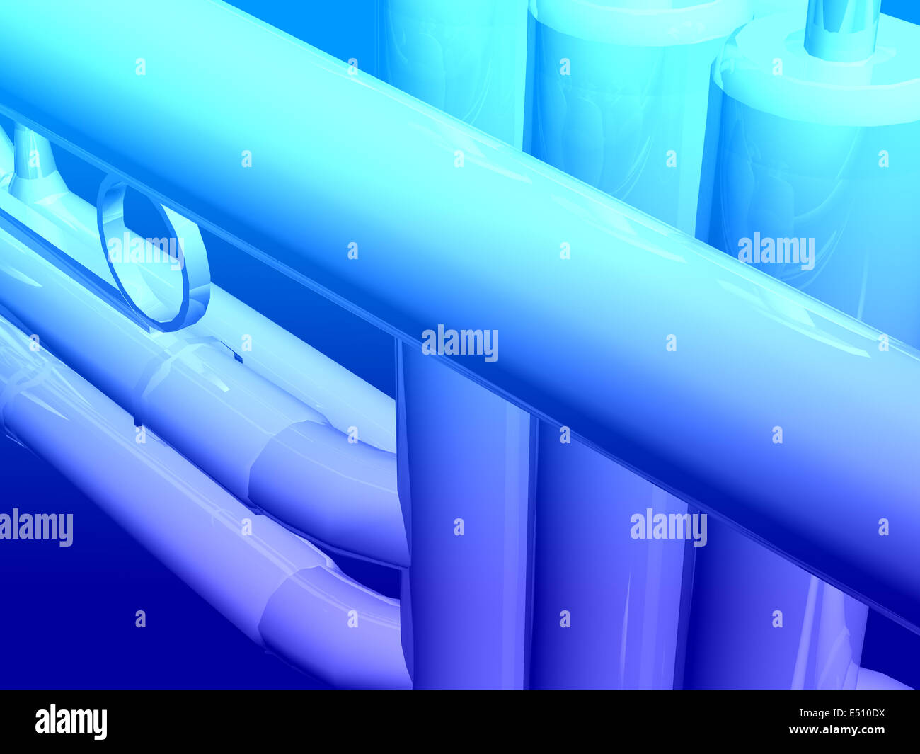 Illustration with shine effects and metal texture Stock Photo - Alamy