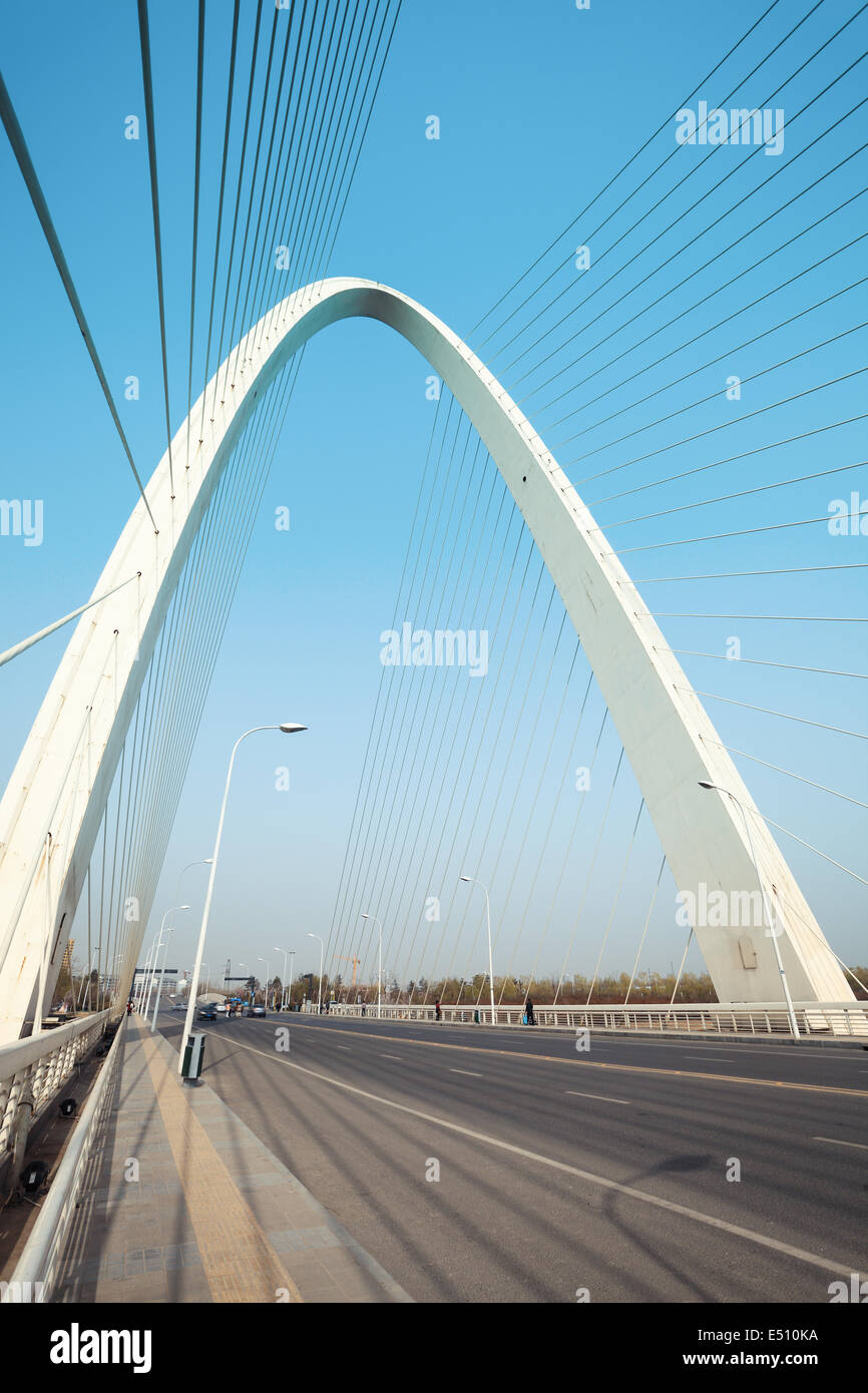 cable stayed bridge closeup Stock Photo - Alamy
