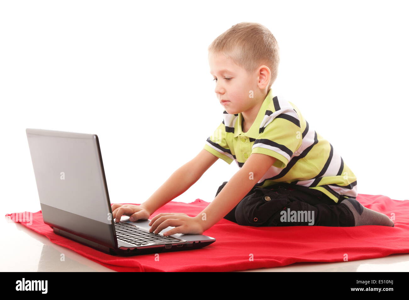 Computer addiction child with laptop notebook Stock Photo - Alamy Computer addiction child with laptop notebook Stock Photo - Alamy