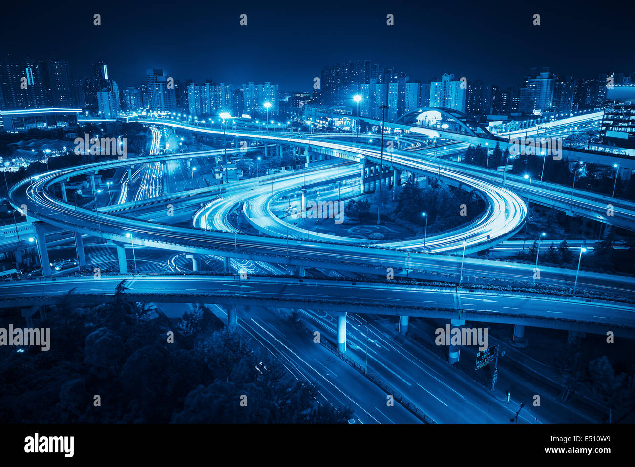 Interchange bridge and viaduct hi-res stock photography and images - Alamy