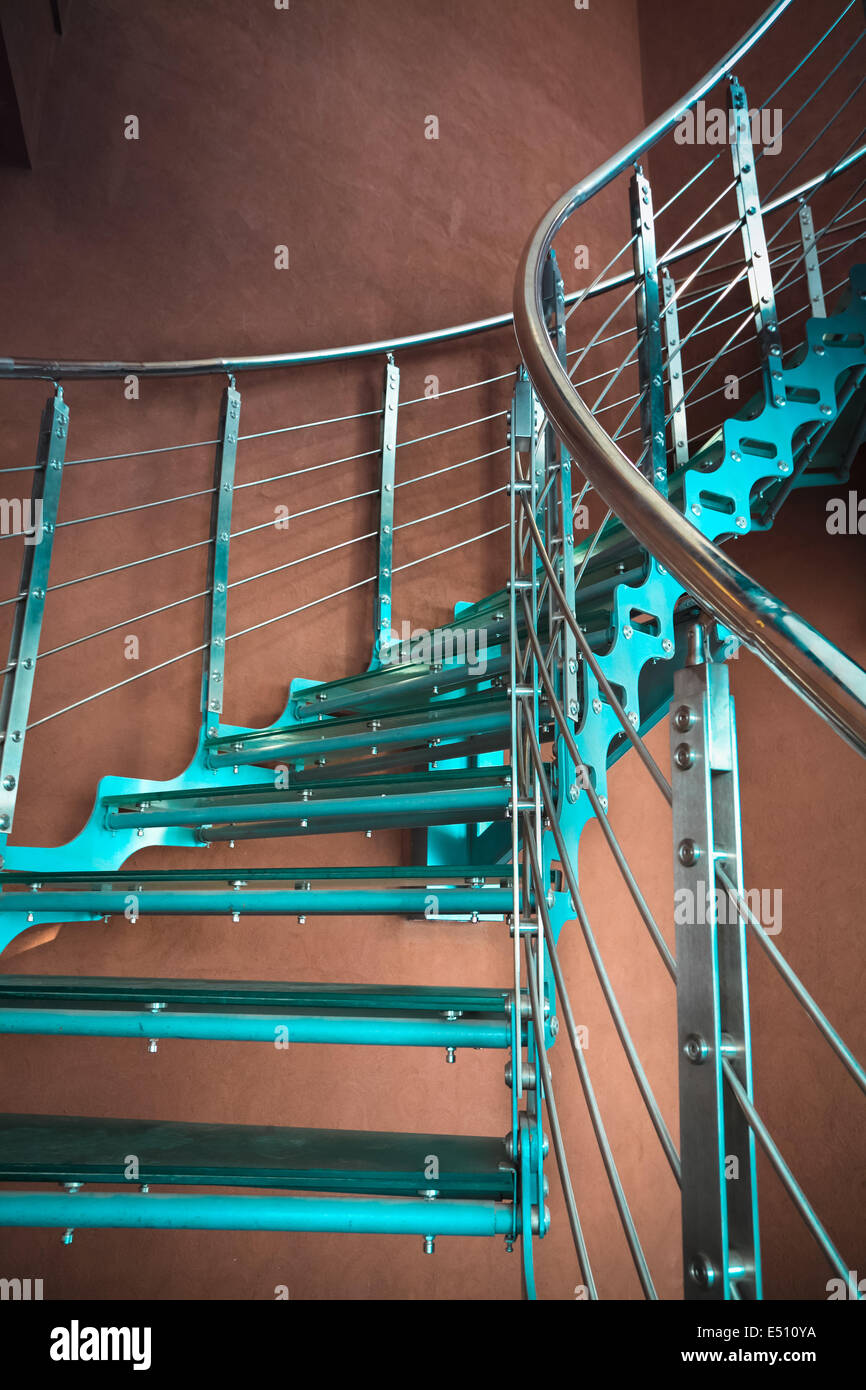 Abstract spiral staircase hi-res stock photography and images - Alamy