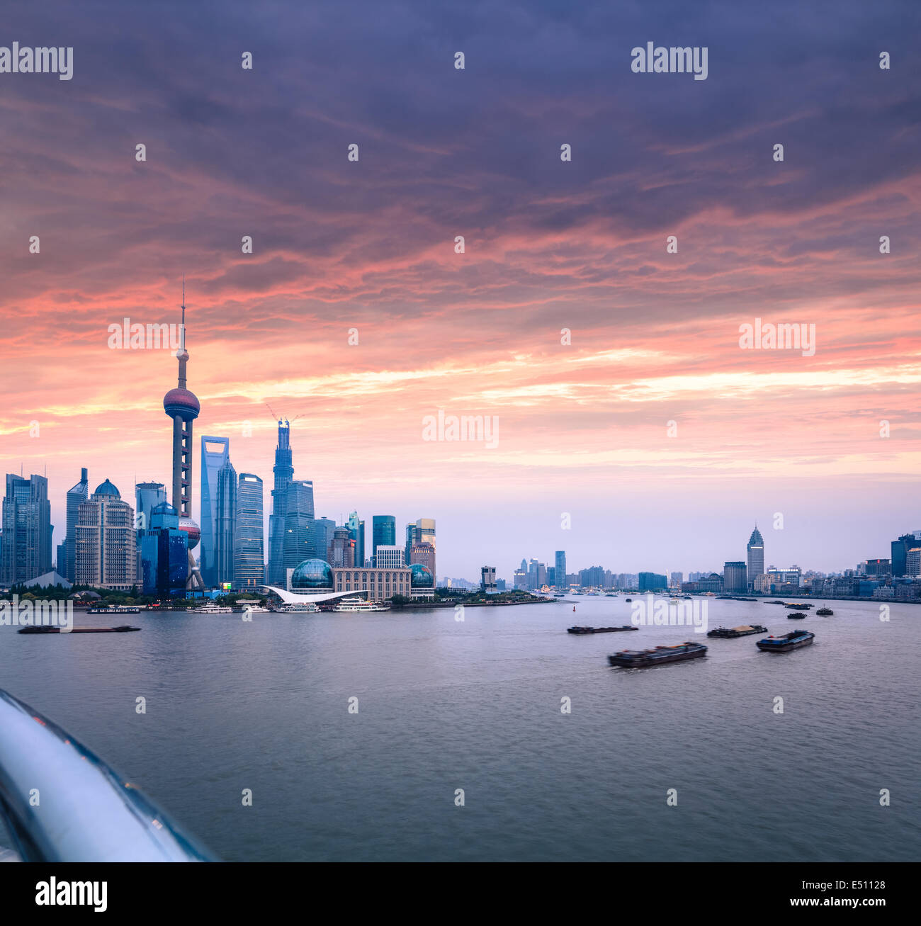 Huangpu river skyline hi-res stock photography and images - Alamy