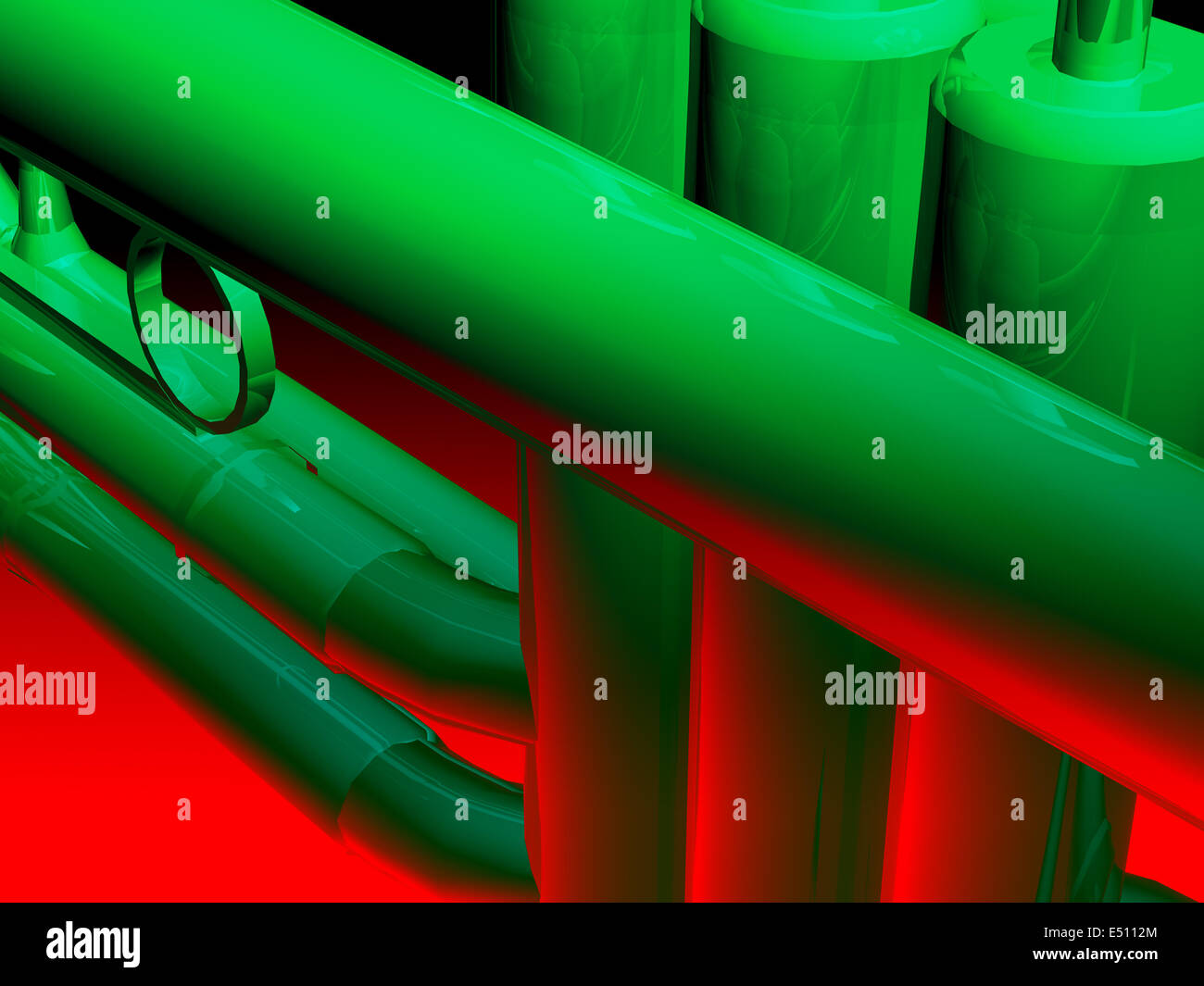 Illustration with shine effects and metal texture Stock Photo - Alamy