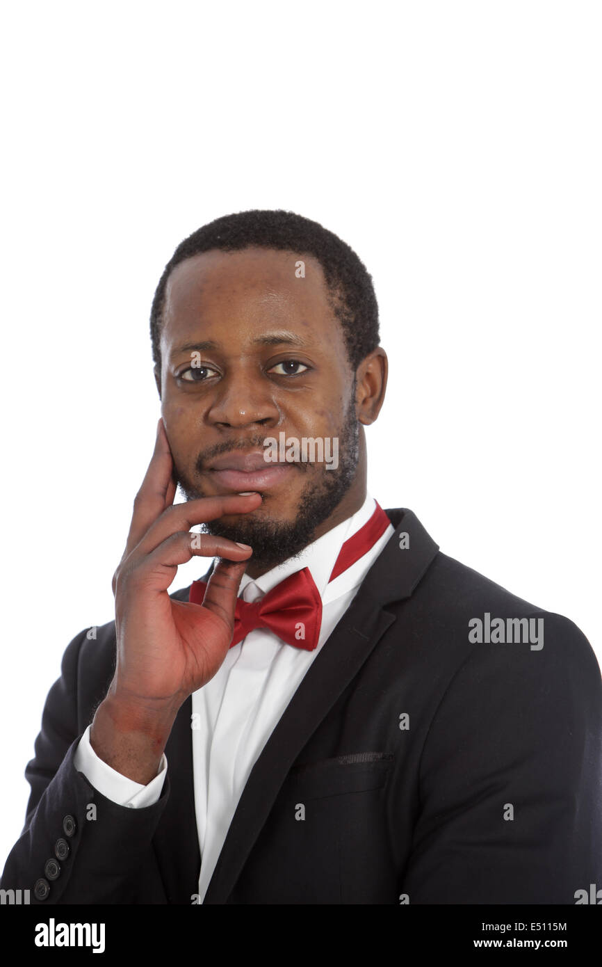Handsome African gentleman Stock Photo - Alamy