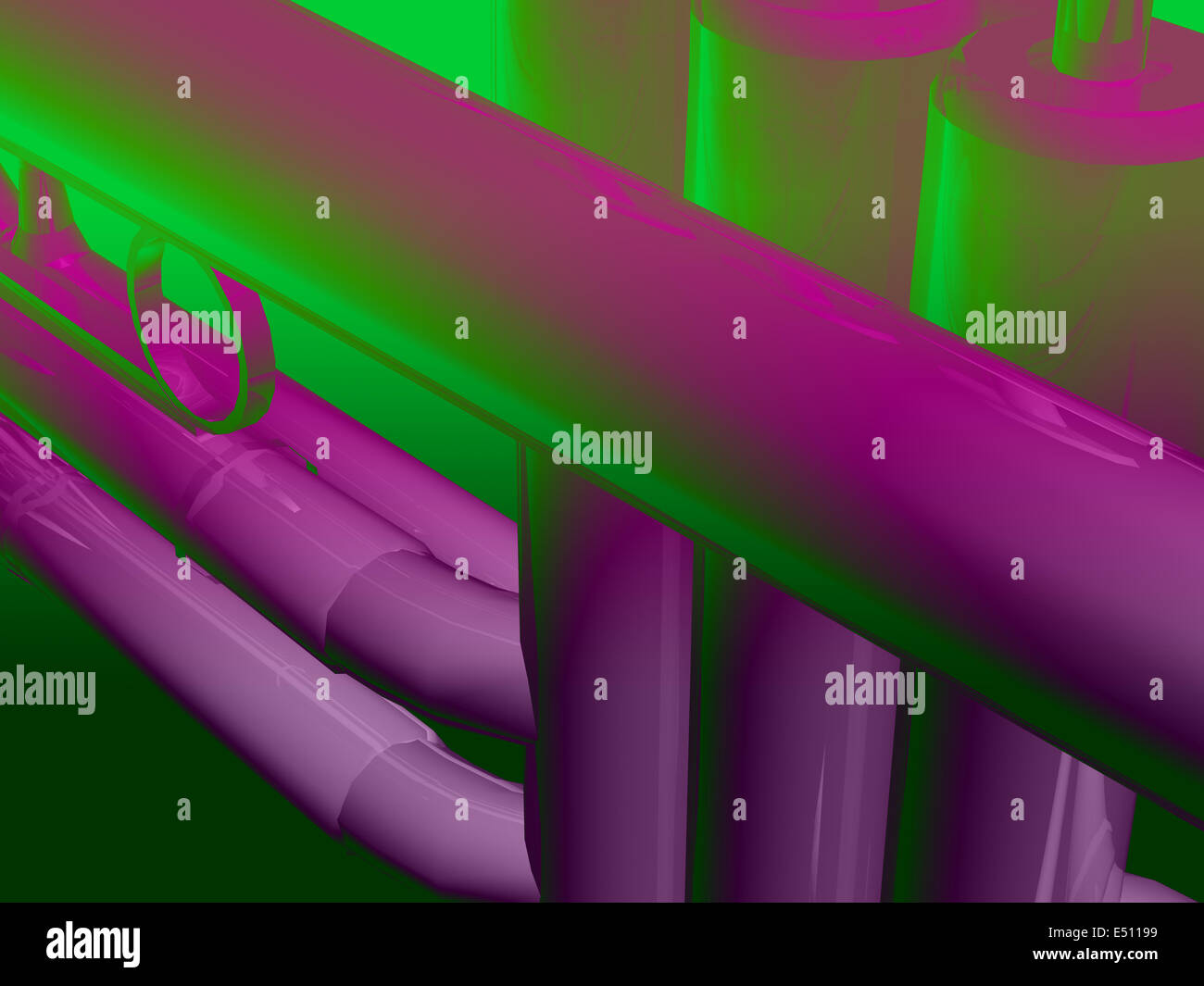 Illustration with shine effects and metal texture Stock Photo - Alamy