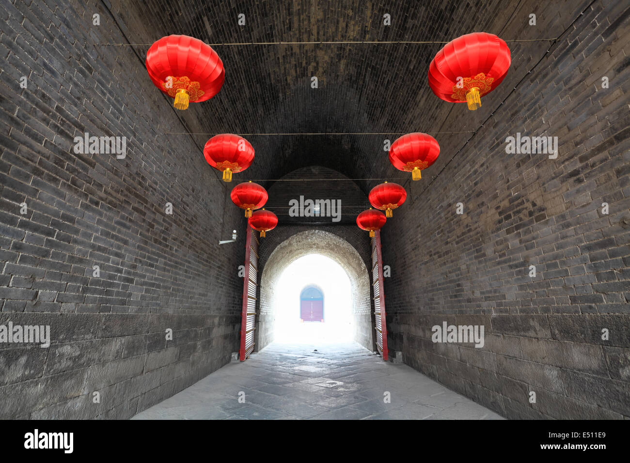 ancient gate inside Stock Photo - Alamy