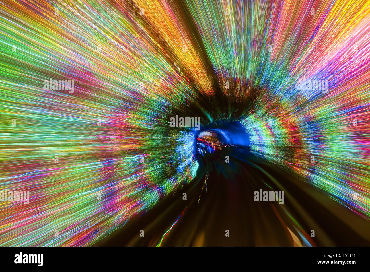 colorful tunnel backgrounds Stock Photo - Alamy