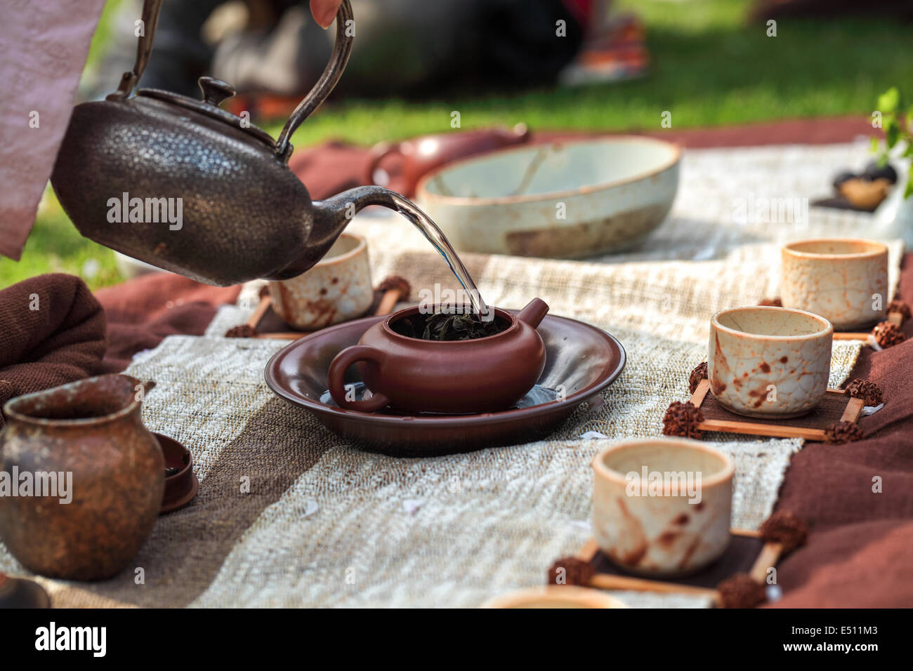 traditional tea ceremony Stock Photo - Alamy