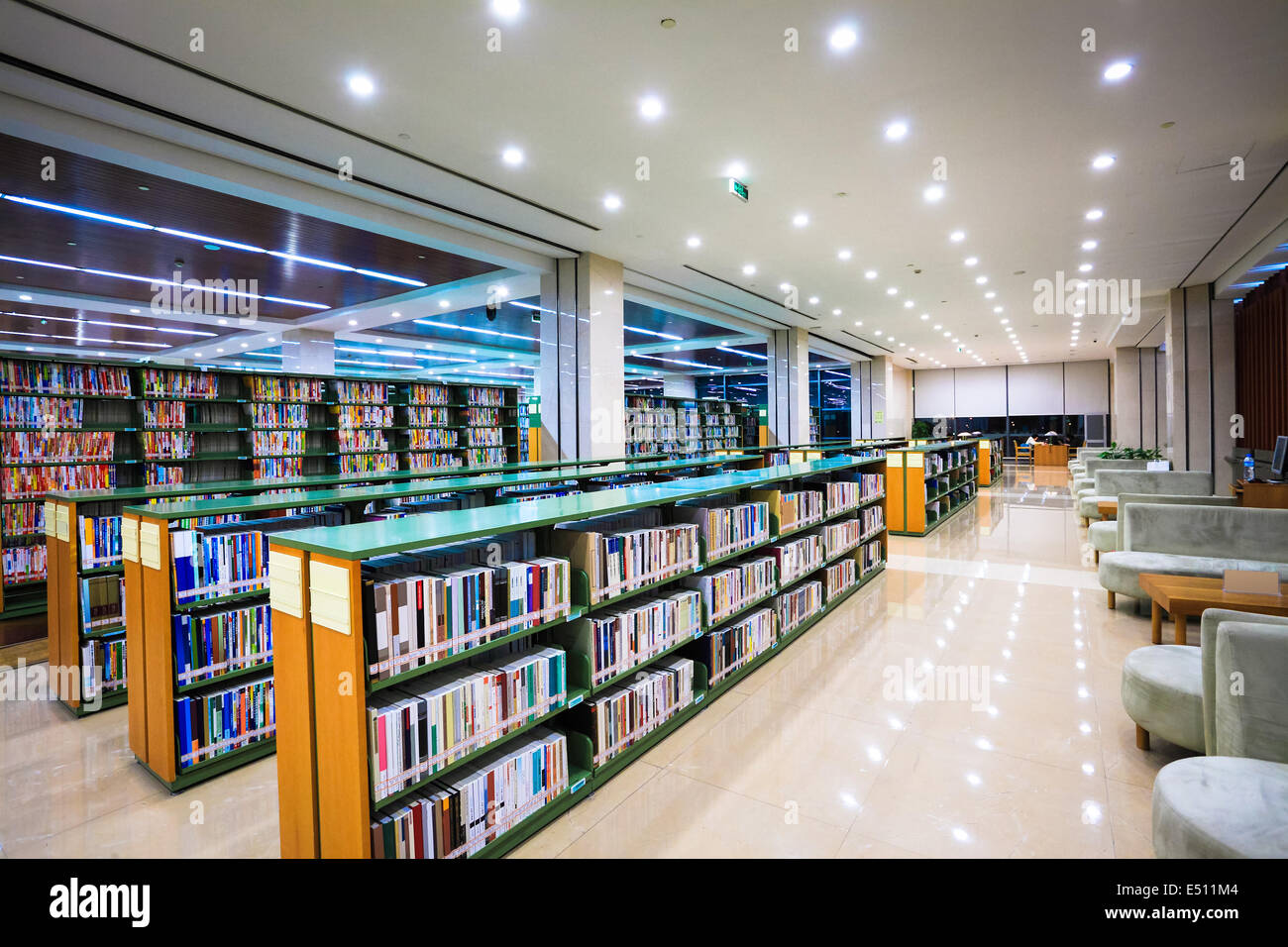 College Library Facade