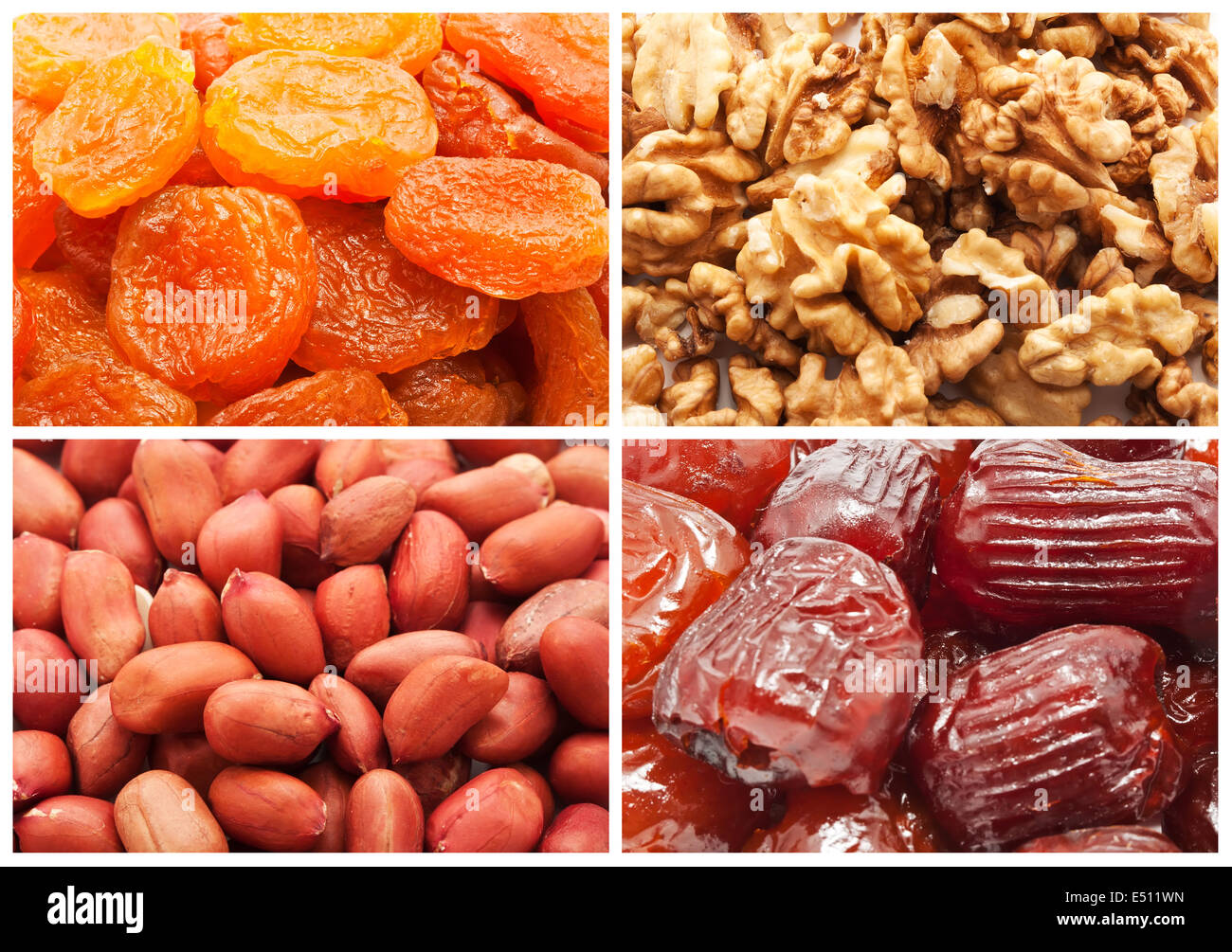 Dried fruits and nuts Stock Photo - Alamy