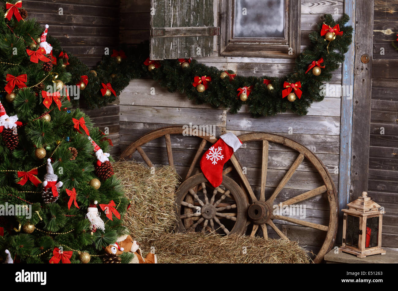 Country Christmas Background