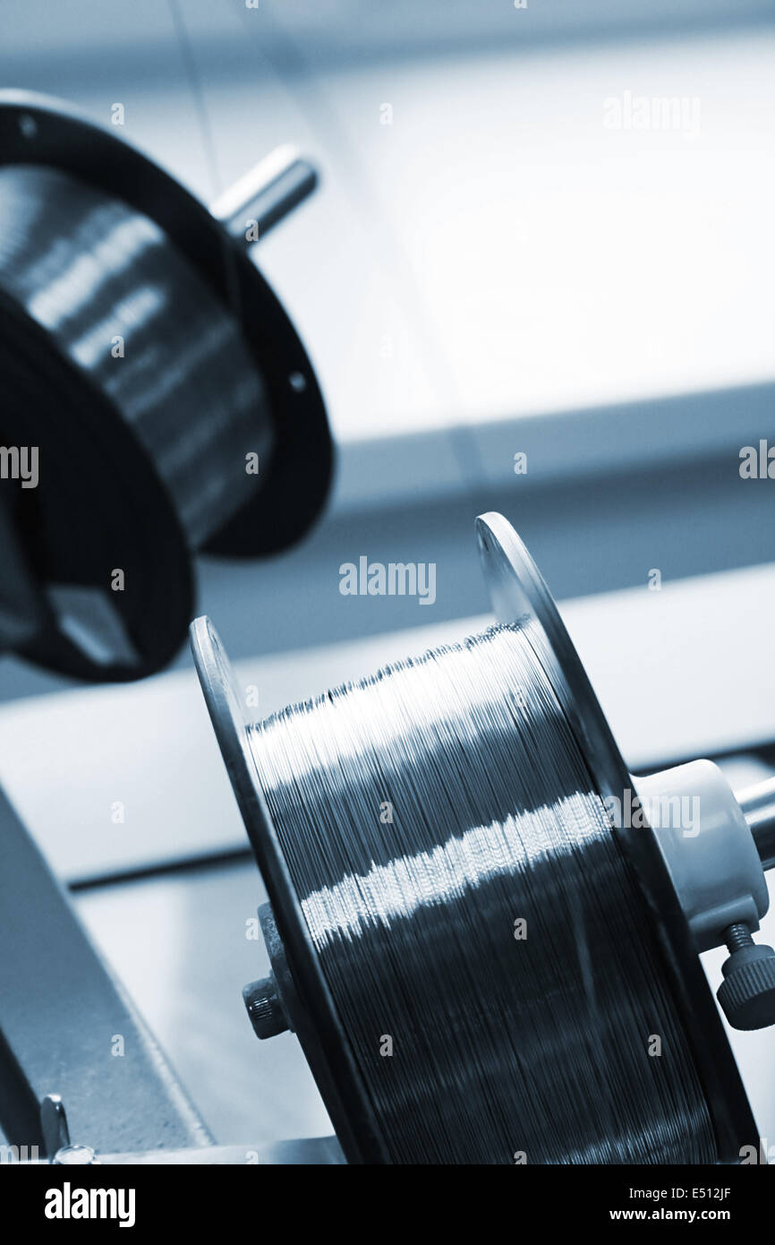 Reels of wire hi-res stock photography and images - Alamy