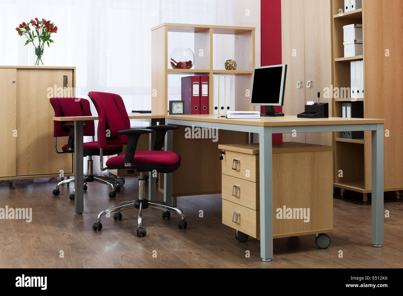 monitor on a desk Stock Photo - Alamy