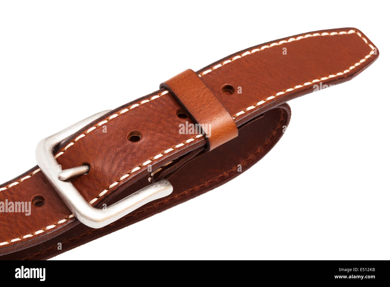buckle leather belt Stock Photo - Alamy