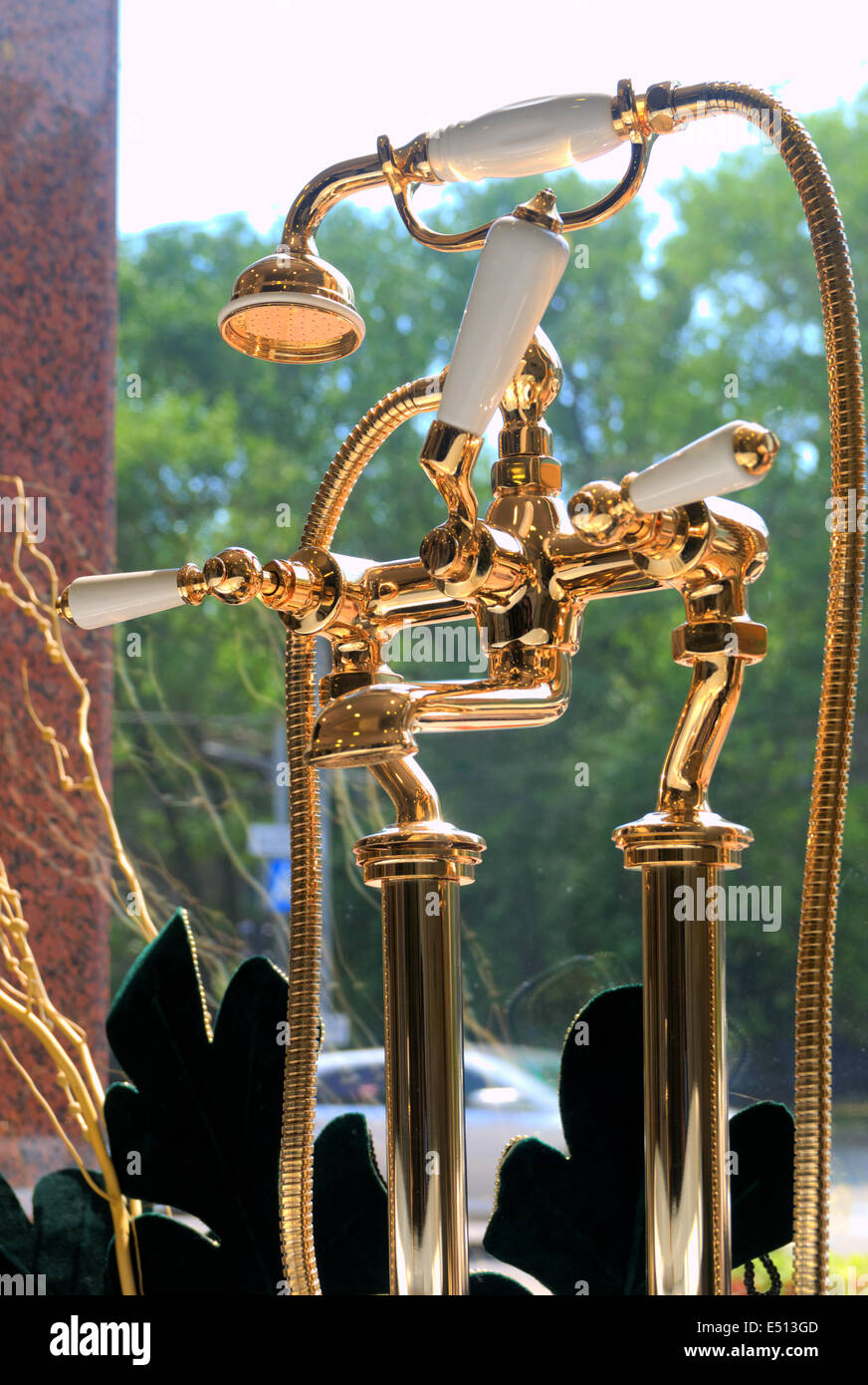 beautiful water faucet Stock Photo - Alamy