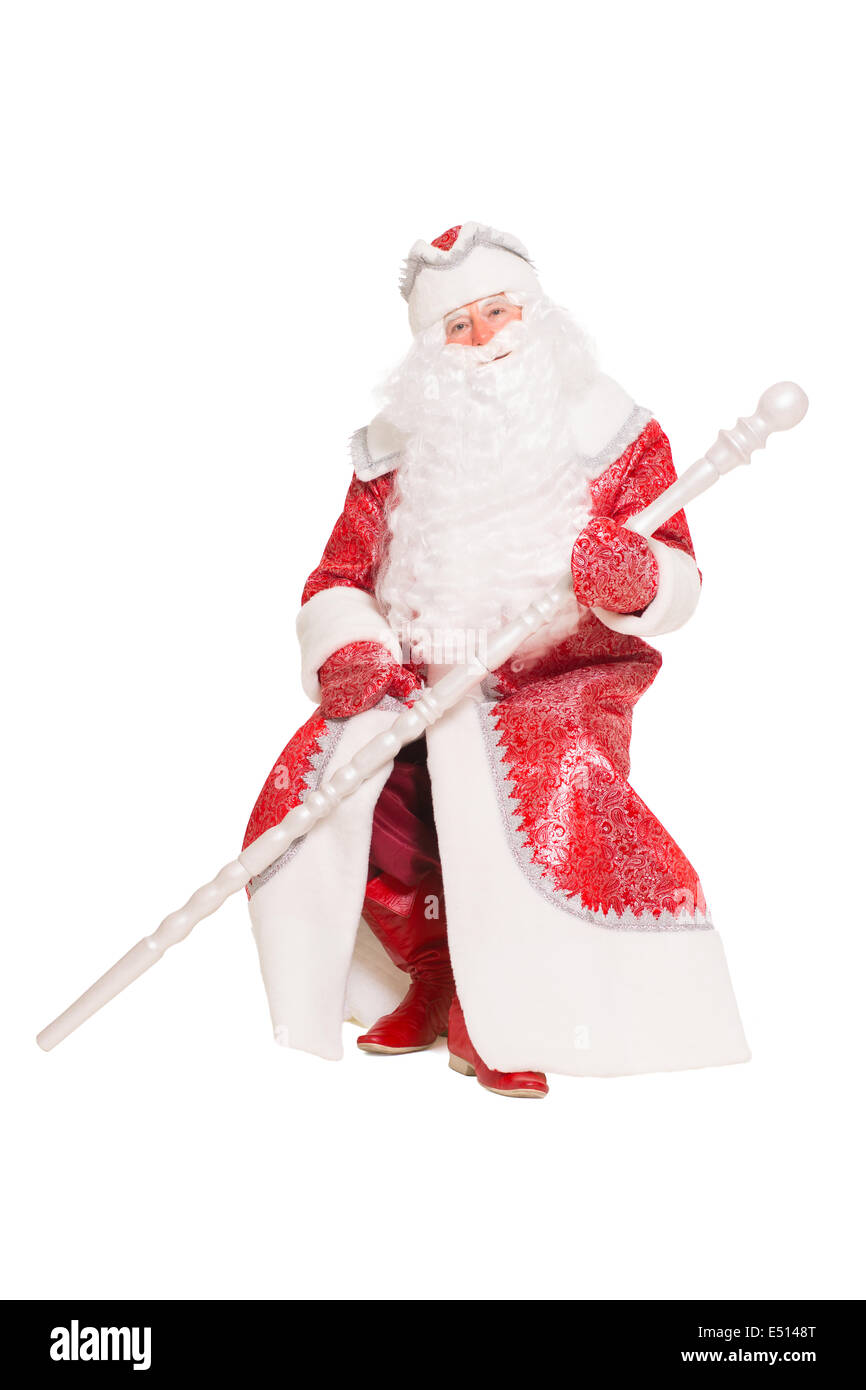 Santa with staff hi-res stock photography and images - Alamy